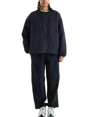 NEW BALANCE Quilted Bomber Jacket - Blue