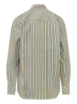 VICTORIA BECKHAM Victoria Beckham Striped Pocket Detail Shirt