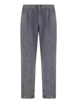 Herno Pleated Straight-leg Jeans - Grey