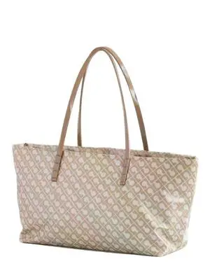 GHERARDINI Monogram Print Tote Bag - Neutrals