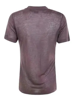 Filippa K Sheer Short-sleeve T-shirt - Brown
