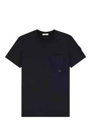 Moncler Logo Patch Pocket T-shirt - Blue