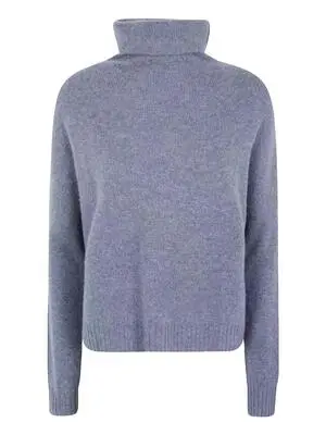 KUJTEN Cashmere Roll-neck Sweater - Grey