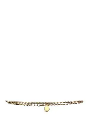 Stella McCartney Mink Ankle Chain Ballerina Flats - Brown