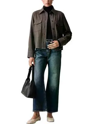 Marc O'polo Long Sleeve Roll Neck T-shirt - Grey
