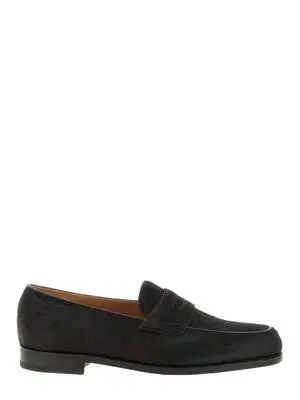 John Lobb Lopez Bristle-hide Loafers - Brown