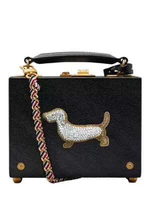 Thom Browne Pebble Grain Hector Micro Attache Case - Black