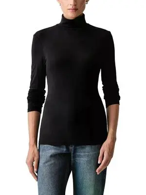 Marc O'polo Roll-neck Long-sleeve Top - Black