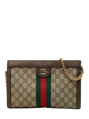 Gucci Ophidia Chain Crossbody Bag - Neutrals