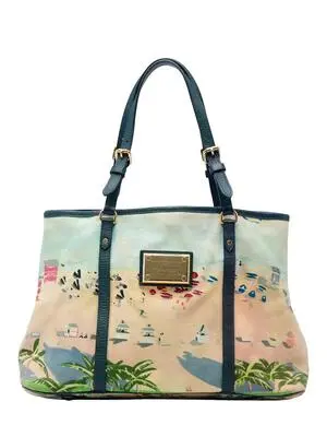 LOUIS VUITTON Louis Vuitton Cabas Promenade PM Tote Bag Blue