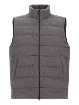 Herno Quilted Gilet - Grey