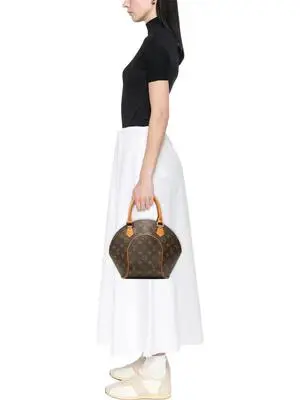 LOUIS VUITTON Monogram Ellipse Pm Handbag - Brown