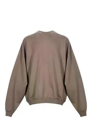 Rick Owens Crew Neck Drop Shoulder Sweater - Grey