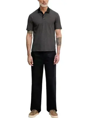 Armani Exchange Geometric-print Polo Shirt - Grey