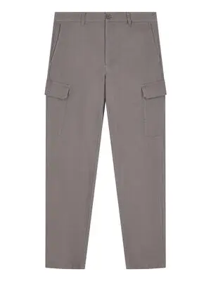 Armani Exchange Cotton Twill Regular Fit Trousers - Brown