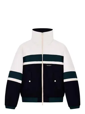 Armani Exchange Regular Fit Blouson Jacket With Stand Collar - Patterned