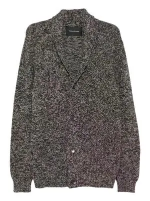 Tagliatore Shawl-collar Cardigan - Grey