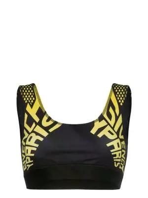 Givenchy Logo Print Sports Bra - Black