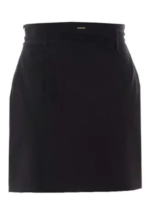 TWINSET TWINSET Drawstring Waist Mini Skirt Black