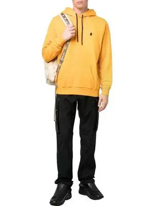 COUNTY OF MILAN Embroidered Logo Hoodie - Orange