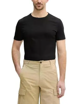 MOS MOSH Crew-neck T-shirt - Black