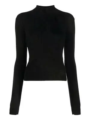 MONSE Monse Cashmere Peace Sign Cut-Out Jumper