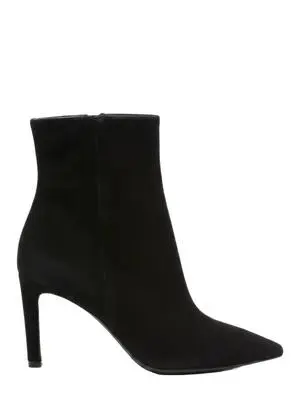 JIMMY CHOO Frankie Suede Ankle Boots - Black