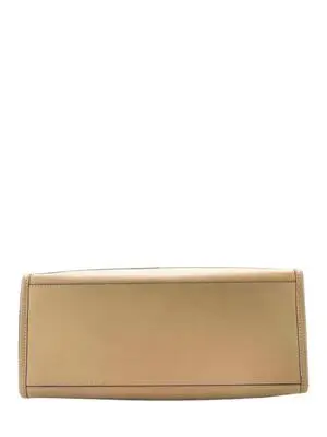 Fendi Sunshine Shopper Medium Leather Tote Bag - Neutrals