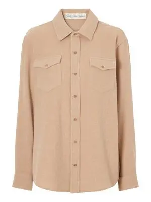 GOD’S TRUE CASHMERE God's True Cashmere Knitted Shirt - Brown