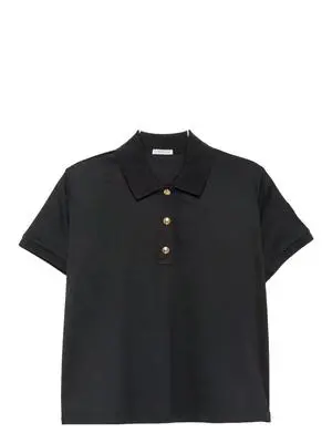 Moncler Logo Patch Polo Shirt - Blue