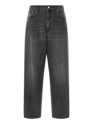 Fabiana Filippi Filo Diamante Wide-leg Jeans - Grey