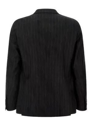 Tagliatore Vesuvio Pinstripe-pattern Suit - Grey