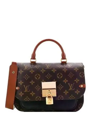 LOUIS VUITTON Monogram Canvas Vaugirard Satchel - Black