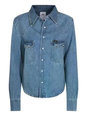 LOIS Studded Denim Shirt - Blue