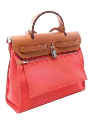 Hermès Herbag Zip Pm Handbag - Red