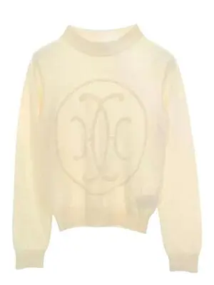 Hermès 2010s Cashmere H Lift Crew Neck Sweater - Yellow