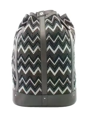 LOUIS VUITTON Louis Vuitton Woven Backpack Grey