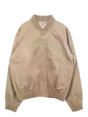 LOUIS VUITTON Embroidered Bomber Jacket - Neutrals