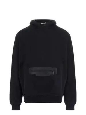 Just Cavalli Zip-pocket Hoodie - Black
