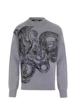 Just Cavalli Crew-neck Sweatshirt - Grey