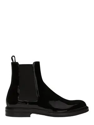 Dolce & Gabbana Calfskin Chelsea Boots - Black