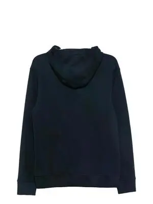 Paul & Shark Logo Embroidered Drawstring Hoodie - Blue