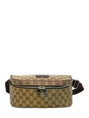 Gucci Gg Canvas Waist Pouch Belt Bag - Neutrals