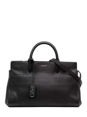 SAINT LAURENT Saint Laurent Grained Calfskin Satchel