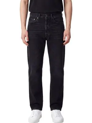 DARKPARK Larry Straight Fit Cotton Denim Jeans - Black