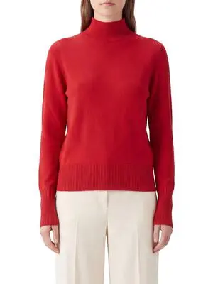 Pinko Pinko High Neck Jumper Red