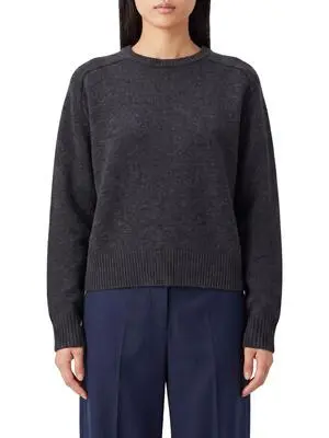 Loulou De Saison Wool And Cashmere Turtleneck Sweater With Ribbed Trims - Black