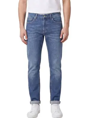 DONDUP Dian Mid-rise Slim Fit Stretch Denim Jeans - Blue