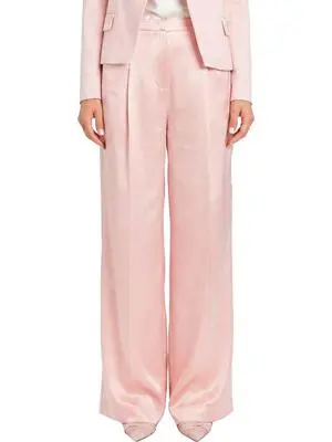 TWINSET Satin Palazzo Trousers