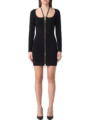 Elisabetta Franchi Long-sleeve Jersey Mini Sheath Dress - Black